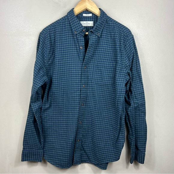 Hawker Rye | Shirts | Hawker Rye Slim Fit Blue Green Button Down Long ...
